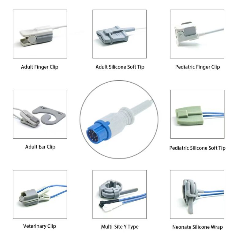 SpO2 Sensor 12 Pin for GMI Newtech K1322 Series 3.2M